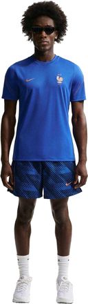Nike T-Shirt f&uuml;r Herren, Leicht (Blau/Orange)