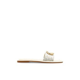 Michael Kors Femme, Chaussures, Beige, Taille: 37 EU Milan Slides