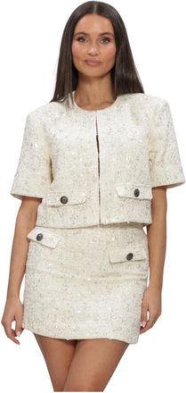 Gestuz Femme, Vestes, Beige, Taille: 38 FR GZchanaya SS Jacket