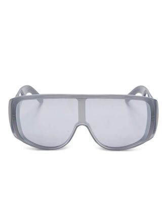 Retro Superfuture lunettes de soleil à monture couvrante - Gris