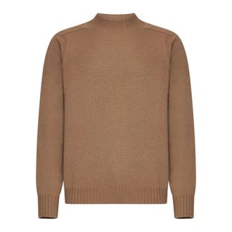 D4.0 Round-Neck Strickwaren - - Knitwear - Herren - Braun - M