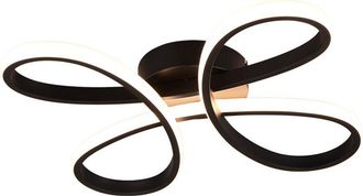 Trio Leuchten Plafonnier led 22w 2600lm 3000k - variateur 3 niveaux - noir mat - trio - fly 81470737 81470737 81470737 81470737 81470737 81470737