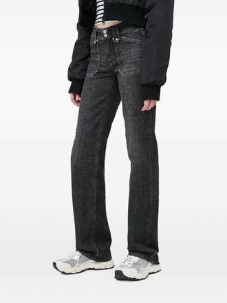 Miss Sixty Jeans mit aufgesetzten Taschen - Grau