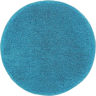 Kleine Wolke 5405663521 Badteppich Relax, 100 cm rund, Pazifik Blau