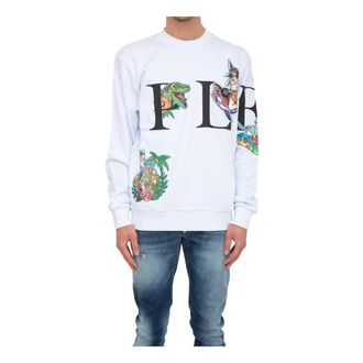 Philipp Plein Felpa Sweatshirt - - Sweatshirts & Hoodies - Herren - Wei&szlig; - L