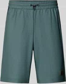 Emporio Armani Regular Fit Shorts mit Strukturmuster