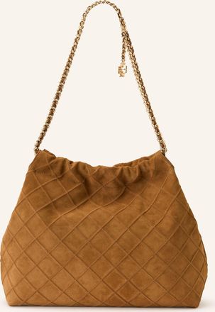 Tory Burch Tory Burch Beuteltasche Fleming braun