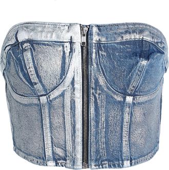 Karl Lagerfeld KLJ DENIM BUSTIER