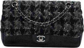 Chanel Sac bandouli&egrave;re vintage double rabat Pre-owned - Femme - Pre-owned - Noir - Taille: ONE Size