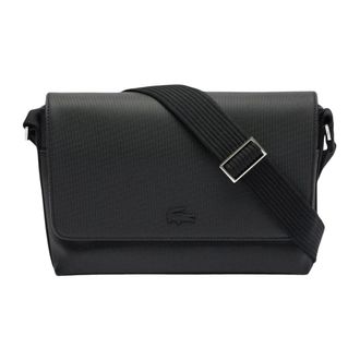 Lacoste Klassische Herrenklapptasche in Schwarz - - Bags - Herren - Schwarzk - ONE SIZE