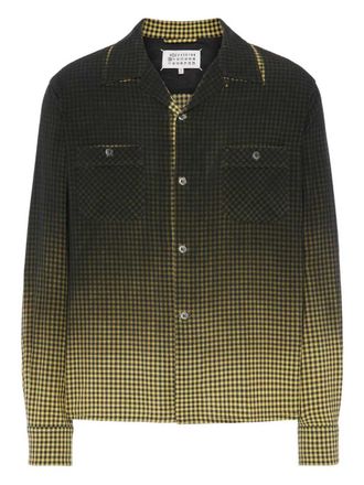 Maison Margiela Chemise &agrave; carreaux Maison Margiela