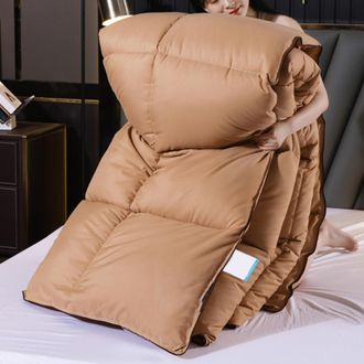 Generic Bettdecke 200x230cm, Ganzjahres-Bettdecke, Leichte Bettdecke, Mikrofaser Schlafdecke, Dicke extrawarme Winterdecke Daunendecke F 200x230cm(5kg)