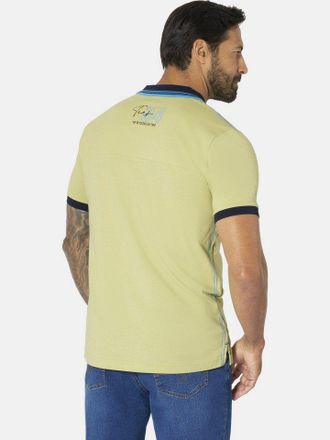 Jan Vanderstorm Poloshirt TORSON mit gro&szlig;fl&auml;chigem Aufdruck