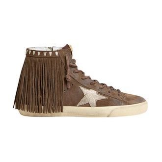 Golden Goose Homme, Chaussures, Brun, Taille: 41 EU Baskets Francy avec &Eacute;toile Paillet&eacute;e