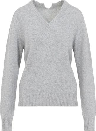 Carven Femme, Pulls, Gris, Taille: 38 FR V-Neck Pullover