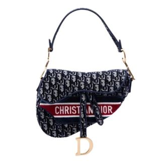 Dior Pre-owned Velours sacs-dior - Femme - Pre-owned - Bleu - Taille: ONE Size