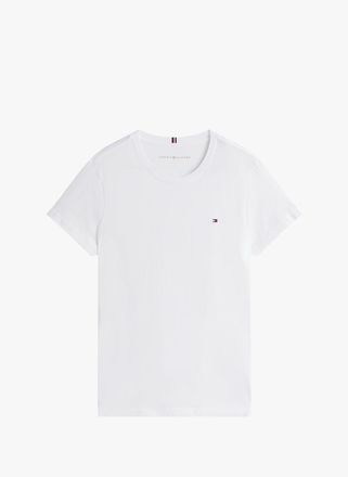 Tommy Hilfiger T-shirt droit manches courtes en coton
