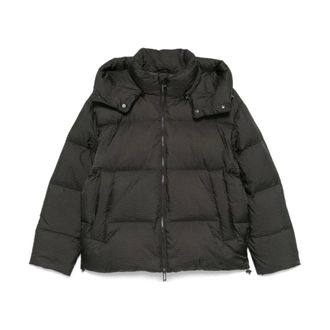 Emporio Armani Homme, Vestes, Vert, Taille: 2XL Nylon Down Jacket