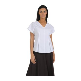 Aspesi Stylisches TOP f&uuml;r deinen Kleiderschrank - - Blouses & Shirts - Damen - Wei&szlig; - S