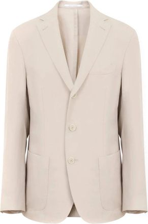Eleventy Homme, Vestes, Beige, Taille: L Linen Blazer