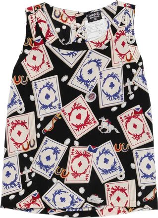 Chanel haut sans manches (années 1990-2000) - Noir