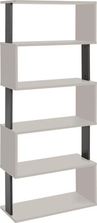 Xora Regal, Anthrazit, Kaschmir, Holzwerkstoff, 70x161x30 cm, Wohnzimmer, Regale, B&uuml;cherregale