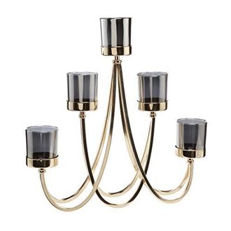 GOEBEL Kerzenleuchter Gold 40,5 x 35 & Elephant