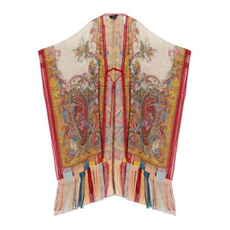 Etro Femme, Vestes, Multicolore, Taille: ONE Size Robe &agrave; franges
