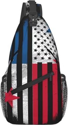 Generic Drapeau Panam&eacute;en-Am&eacute;ricain Panama Sac &Agrave; Dos Bandouli&egrave;re Antivol Pochette Epaule Multifonctionnel Sac &Agrave; Bandouli&egrave;re Pour Voyage Quotidien Camping