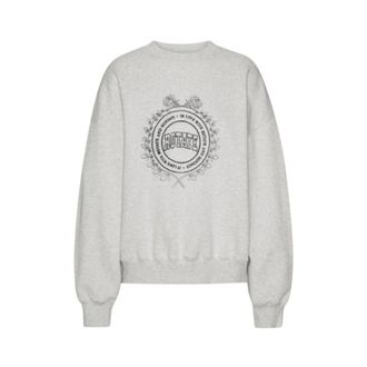 Rotate Rotate Birger Christensen, Femme, Sweatshirts et sweats &agrave; capuche, Gris, Taille: 38 FR Sudadera escudo