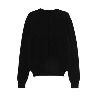 Rick Owens Fisherman Rundhals - - Knitwear - Herren - Schwarzk - M