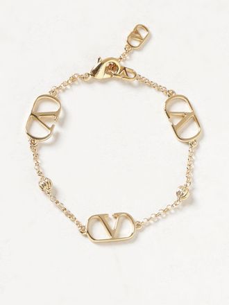 Valentino Garavani Bracelet cha&icirc;ne VLogo Signature en m&eacute;tal dor&eacute;