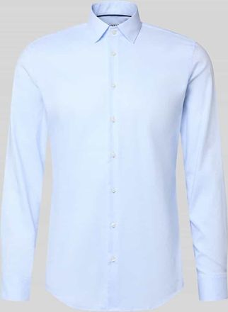 Jake*s Slim Fit Businesshemd aus reiner Baumwolle