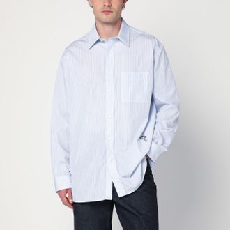 Bottega Veneta Gestreifte Baumwoll-Popeline-Bluse