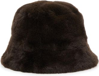 Apparis Womens Fisherman Hat Amara Brown Ecoleather Polyester