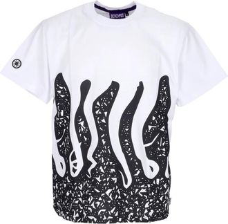 Octopus Stamp Tee Wei&szlig; Kurzarm T-shirt - - Tops - Herren - Wei&szlig; - XL