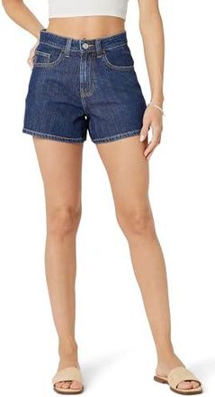 The Drop Rowan Flared Denim Short Jean, Indigo foncé, 60
