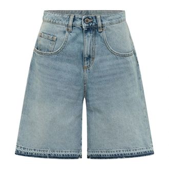 Icon Denim Los Angeles Lulu Weites Bein Short - - Shorts - Damen - Blau - W25