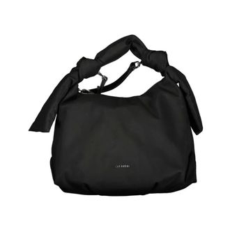 Calvin Klein Femme, Sacs, Noir, Taille: ONE Size Sac &agrave; main en polyester noir pour femme