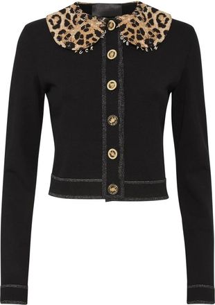 Philipp Plein Damen, Strickwaren, Schwarzk, MGröße