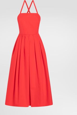 Dolce & Gabbana Kleid Aus Baumwolle, Kurz - Frau Kleider Orange 46