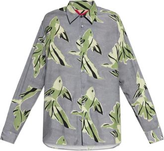 Paul Smith Homme, Chemises, Gris, Taille: S Chemise Imprim&eacute;e