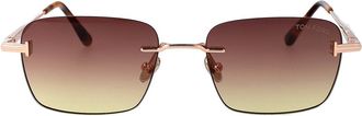 Tom Ford Lunettes De Soleil - Or