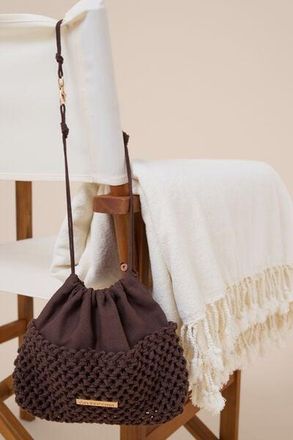 Calzedonia Gestrickte Mini-tasche Braun