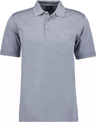 Ragman Herren RAGMAN Kurzarm Softknit Poloshirt 3X-Large, Silbergrau-021