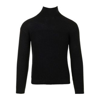 Rakk&igrave; Herren, Strickwaren, Schwarzk, SGr&ouml;&szlig;e