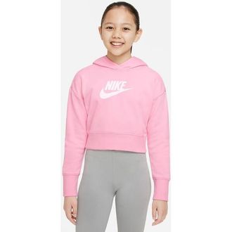 Nike Kinder CLUB FT CROP HOODIE HBR