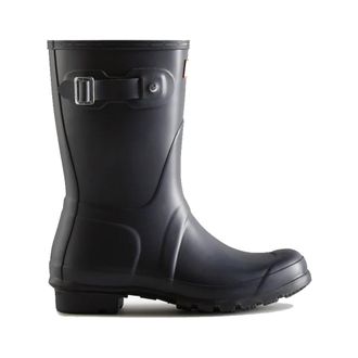 Hunter Kurze marineblaue Gummistiefel - - Shoes - Damen - Blau - 40 EU