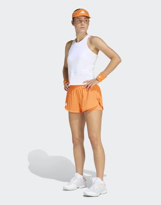 adidas Tennis Climacool - Short de match 2-en-1 - Orange pur