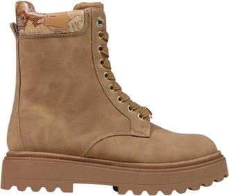 Alviero Martini 1A Classe Bottes de combat - Femme - Chaussures - Beige - Taille: 37 EU